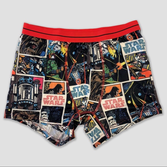 Star Wars | Underwear & Socks | Mens Star Wars Comic Logo 2pk Boxer ...